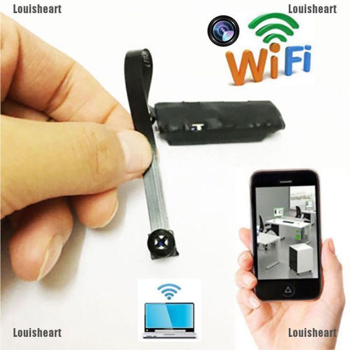LHPH WIFI IP Pinhole Spy Camera Wireless Mini Nanny Cam Digital Video ...