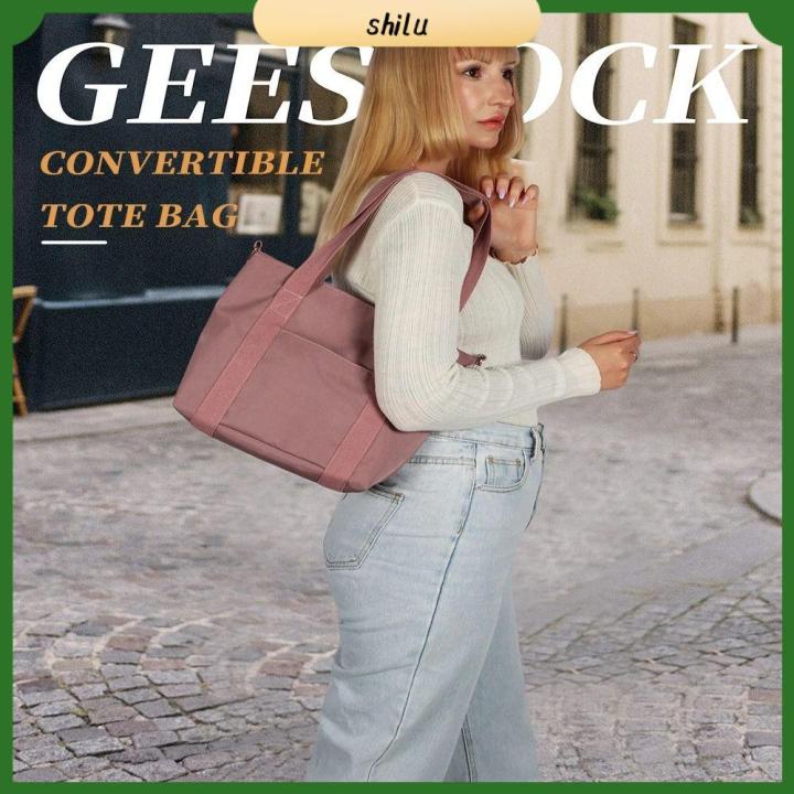 SHILU ผ้าใบแคนวาส กระเป๋าถือแบบถือ กันน้ำกันน้ำได้ ใหญ่มากๆ กระเป๋า ...