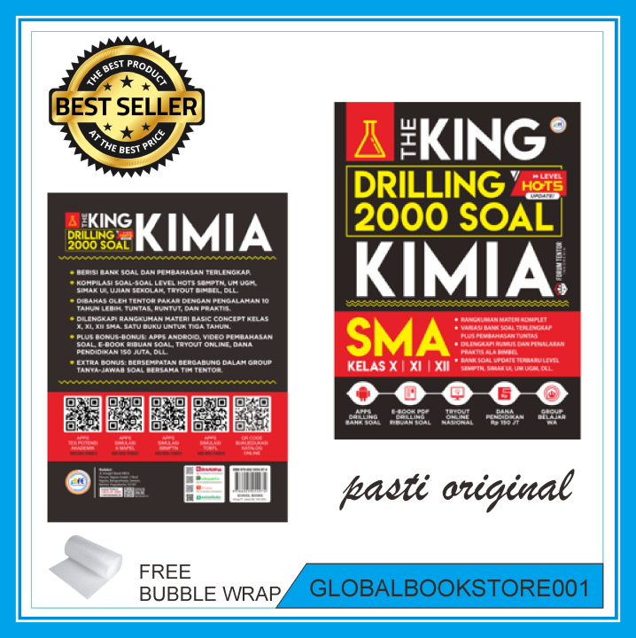 BUKU SOAL KIMIA SMA MA !!! THE KING DRILLING 2000 SOAL KIMIA SMA | Lazada Indonesia