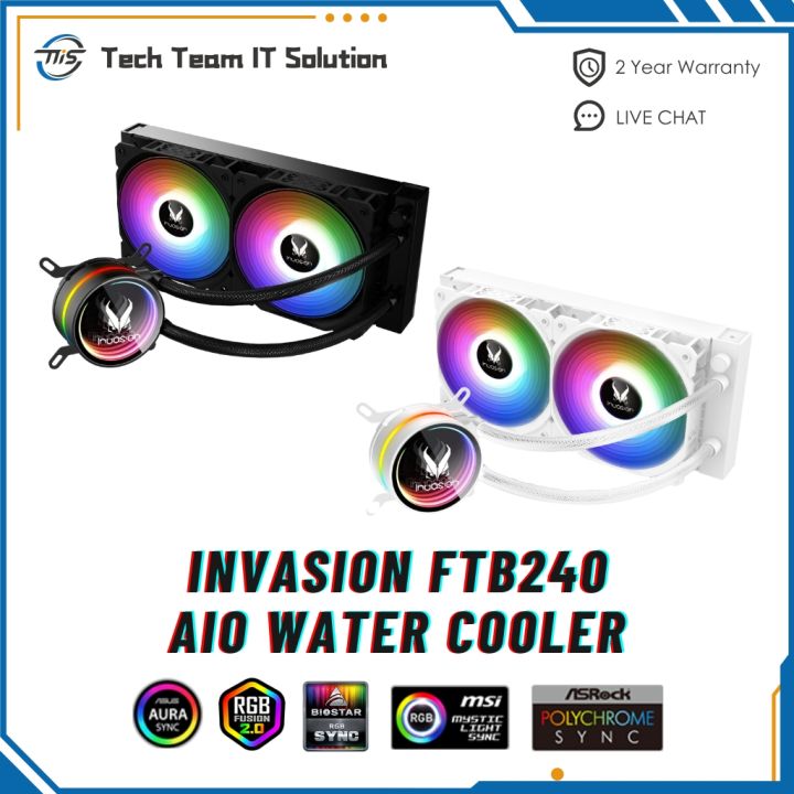 INVASION FTB 240 AIO Water Cooler - Tech Team It Solution | Lazada