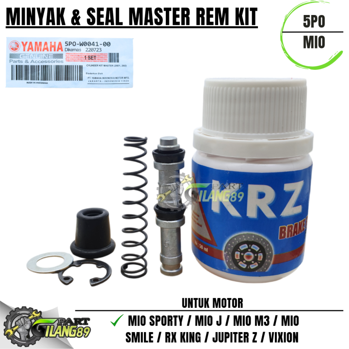 Paket Seal Master Rem Mio Sporty / Minyak Rem 50 Mio j,Mio m3,Mio gt ...