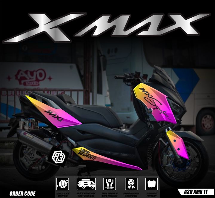 (COD) Decal Sticker XMAX Fullbody Dekal Stiker YAMAHA XMAX Full body ...