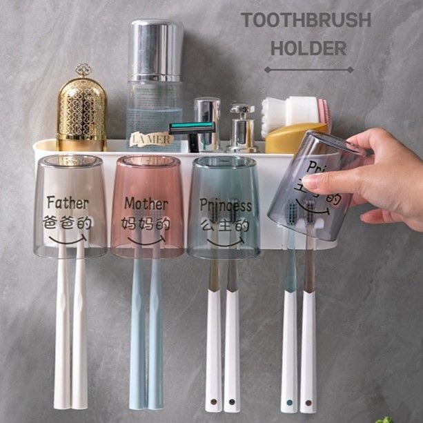Bathroom Toothbrush Holder Toothbrush Storage Toothbrush Rack ...