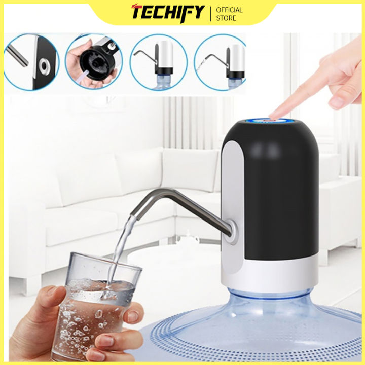 Pompa air minum kemasan otomatis, dispenser air listrik rumah tangga ...