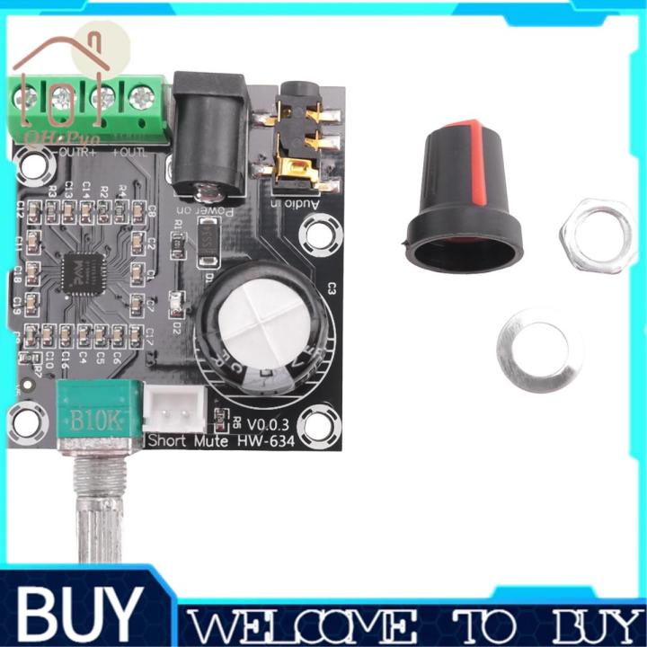 PAM8610 Dual Channel DC 12V HD Pure Digital Audio Stereo Amplifier ...