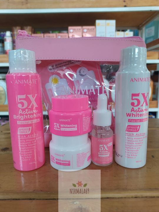 Paket Animate Instant Whitening Series 5 In 1/paket skincare lengkap 1 ...