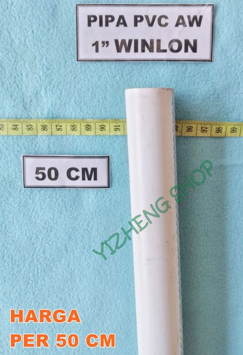 Pipa PVC 1 INCH AW WINLON PUTIH 50CM | Lazada Indonesia