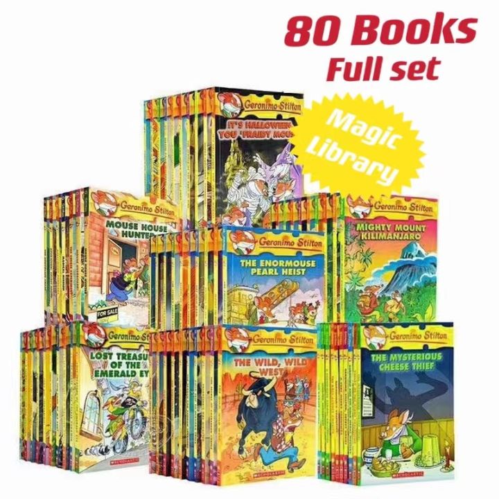 Geronimo Stilton 80 books all set(1-80),English chapter book for ...