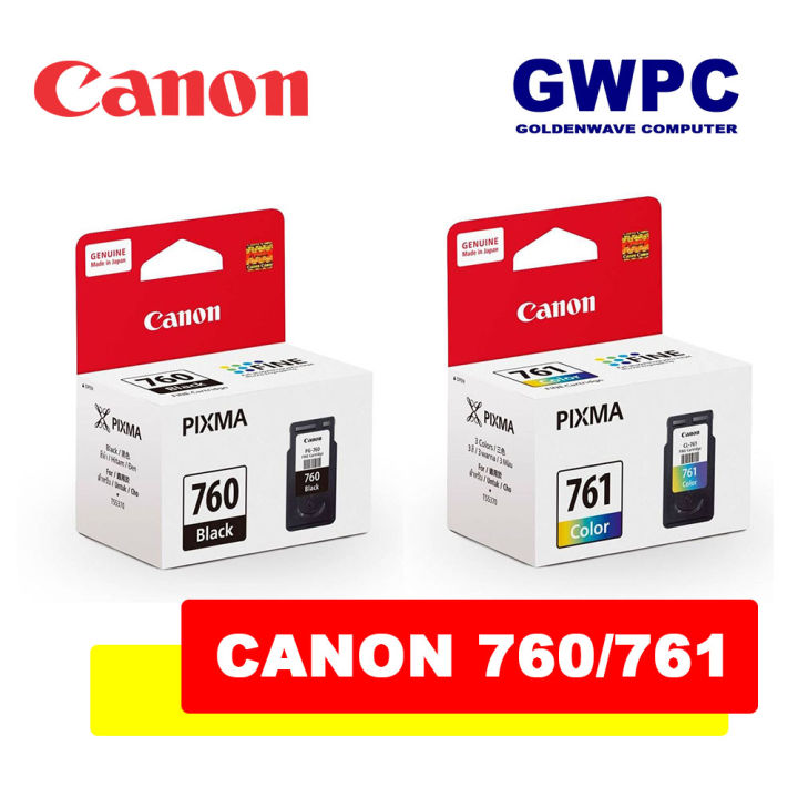 Canon PG-760 CLI-761 Genuine Ink Cartridge 760 761 | Lazada PH