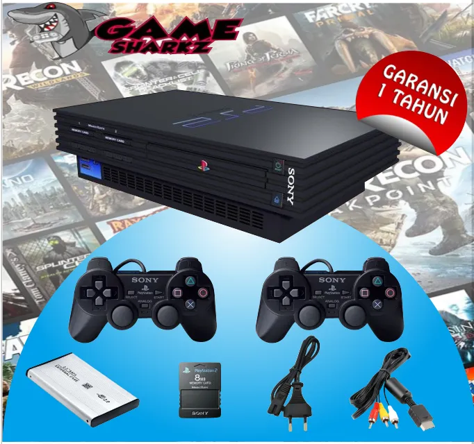 Ps2 - Ps 2 hardisk 40GB 2 stik + Full Game | Lazada Indonesia