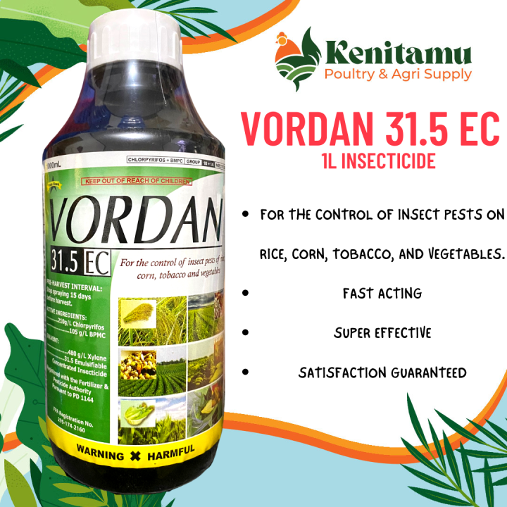 VORDAN 31.5EC 1L INSECTICIDE BY: VANN HAWK FOR PLANT CARE AND CROPS ...