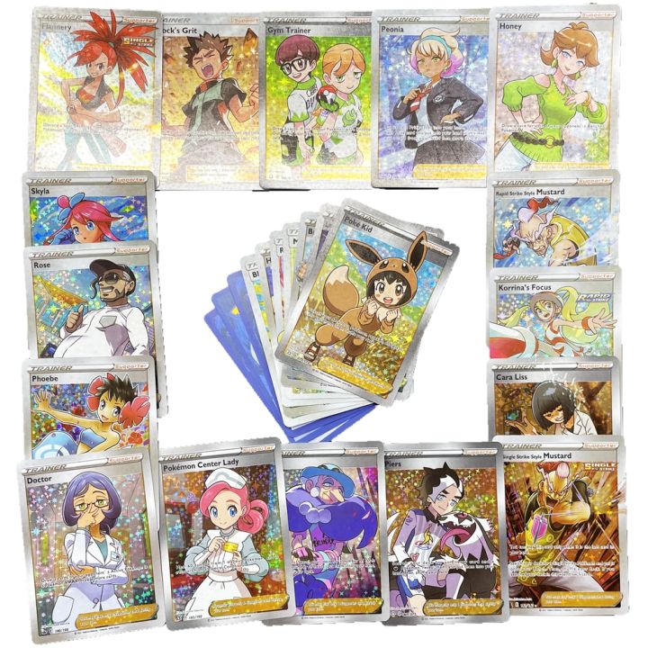 60pcs Pokemon Trainer Flash Cards Pokemon 1996 First Edition Flash ...
