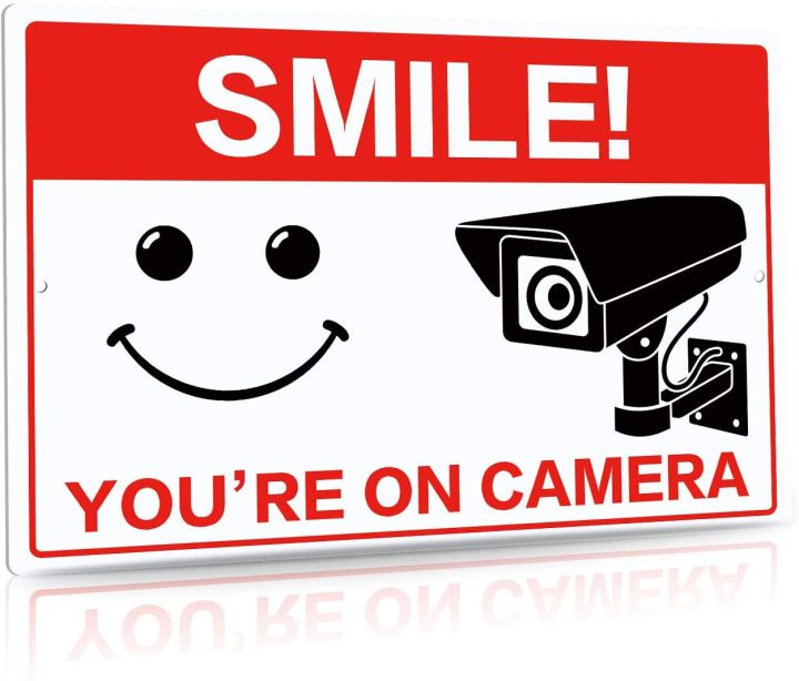 Warning Sign Rust-Free Aluminum Metal Sign for Business Home Driveway ...