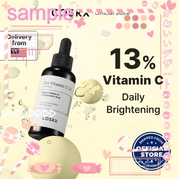 COSRX OFFICIAL The RX De serums, The Vitamin C 13 20ml, Pure Vitamin C 13, Daily Mild ...