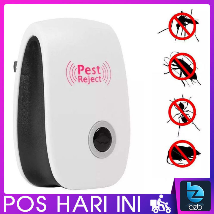 Electronic Pest Reject Ultrasound Rats Cockroach Repellent Device ...