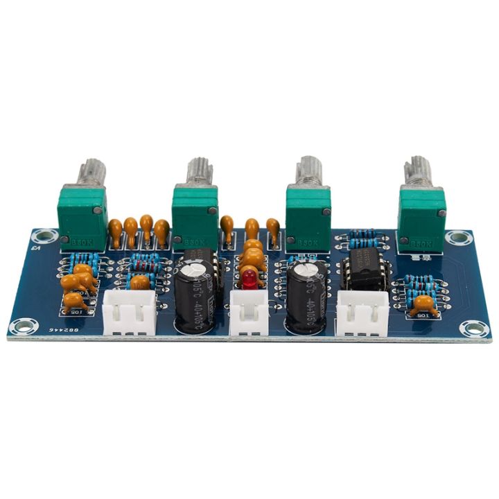 NE5532 Tone Board Preamp Pre-Amp with Treble Bass Volume Adjustment Pre ...