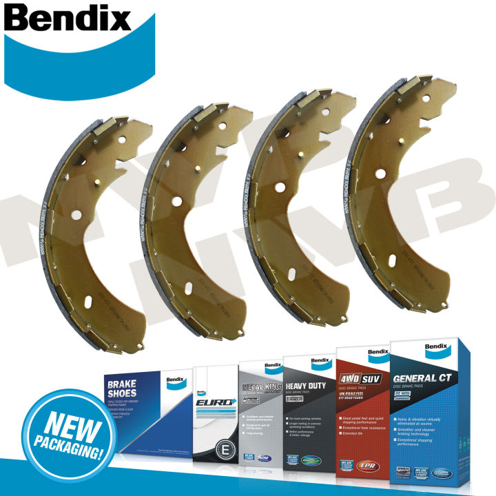 Bendix Brake Shoe Set for Mitsubishi Montero Sport 2008-2016, Strada ...