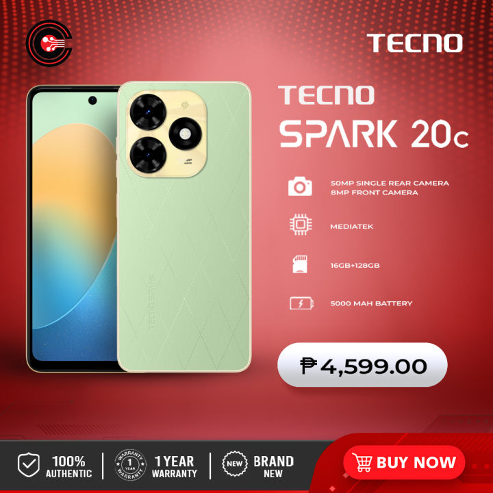 Tecno Spark 20C 8Gb+128Gb | Lazada PH