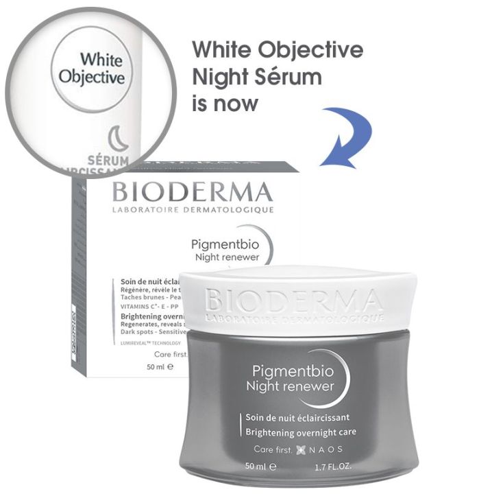 Original Bioderma Pigmentbio Night Renewer Brightening Overnight Care ...