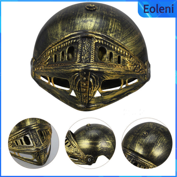 Eoleni Ancient Roman Fighter Helmet Costume Ball Cosplay Party Headwear ...