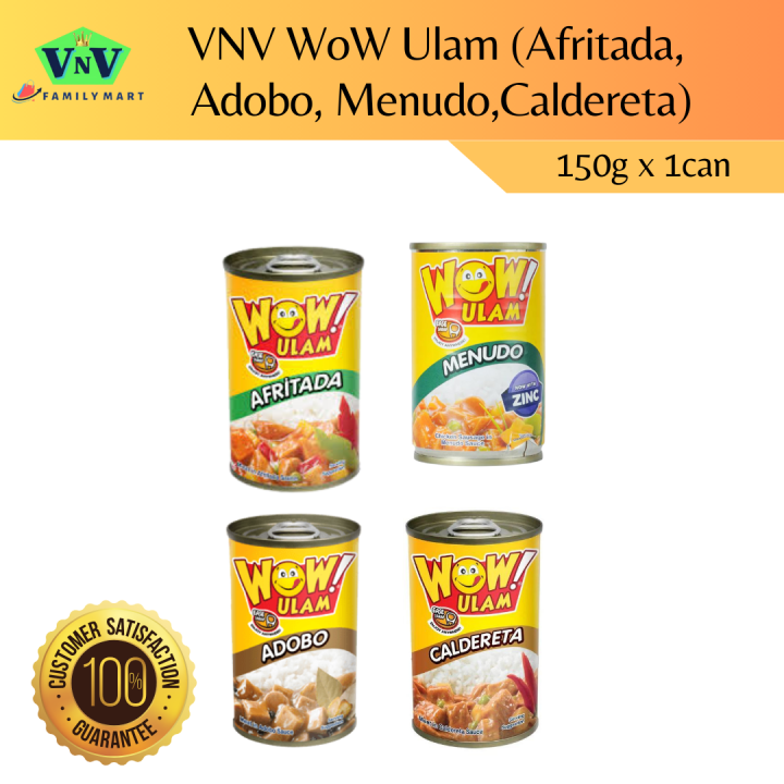VNV Wow Ulam 150g x 1 can | Lazada PH