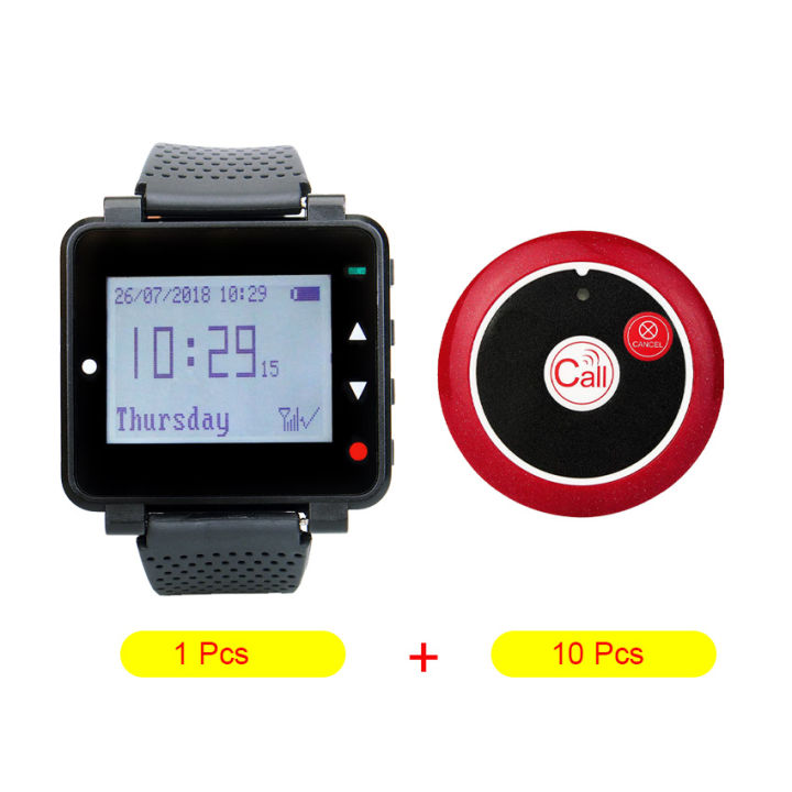 Retekess T128-T117 Wireless Caregiver Pager, Pager System, Waterproof ...