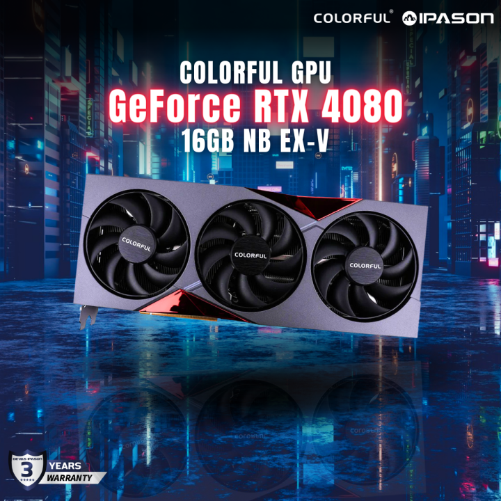 COLORFUL GPU การ์ดจอ การ์ดแสดงผล รุ่น GeForce RTX 4080 16GB NB EX-V รับ ...