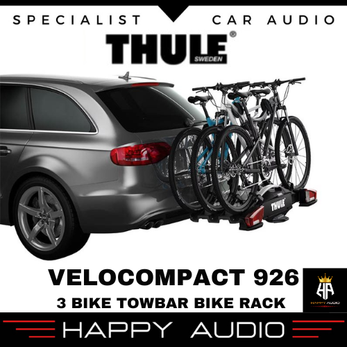 Rak Sepeda Mobil THULE VELOCOMPACT 926 3 Bike Towbar Bike Rack 13 Pin ...