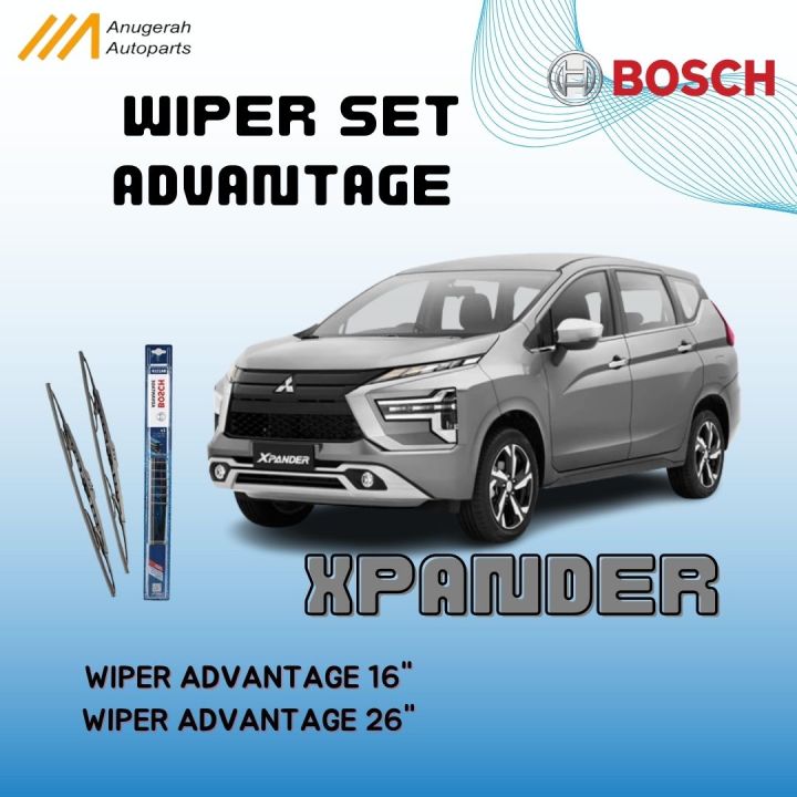 WIPER BOSCH ADVANTAGE MITSUBISHI XPANDER | WIPER DEPAN XPANDER | Lazada ...