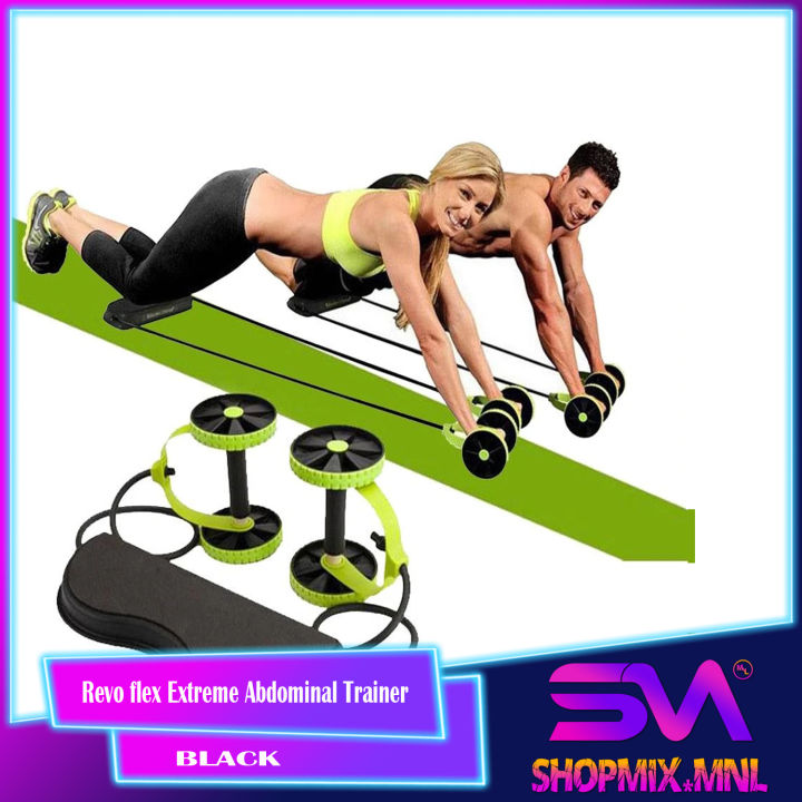 SHOPMIX Revo flex Extreme Abdominal Trainer Abdomen Workout Roller ...