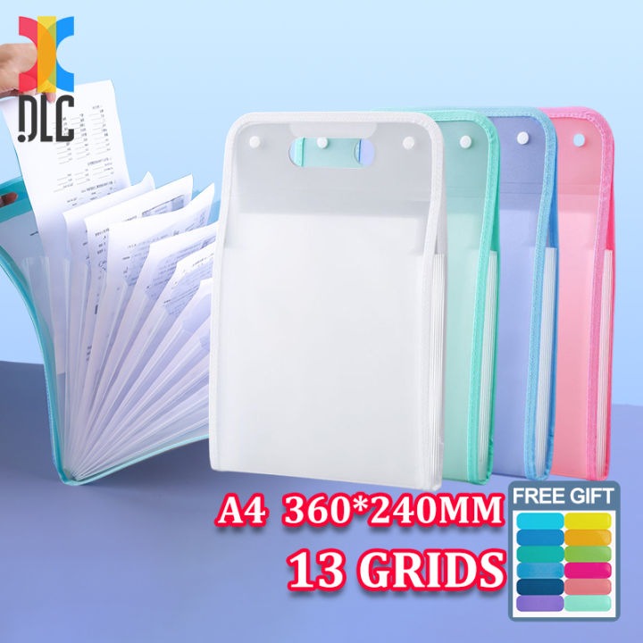 13 Layer Folder File Organizer Expanding File Folder Clear Book test ...
