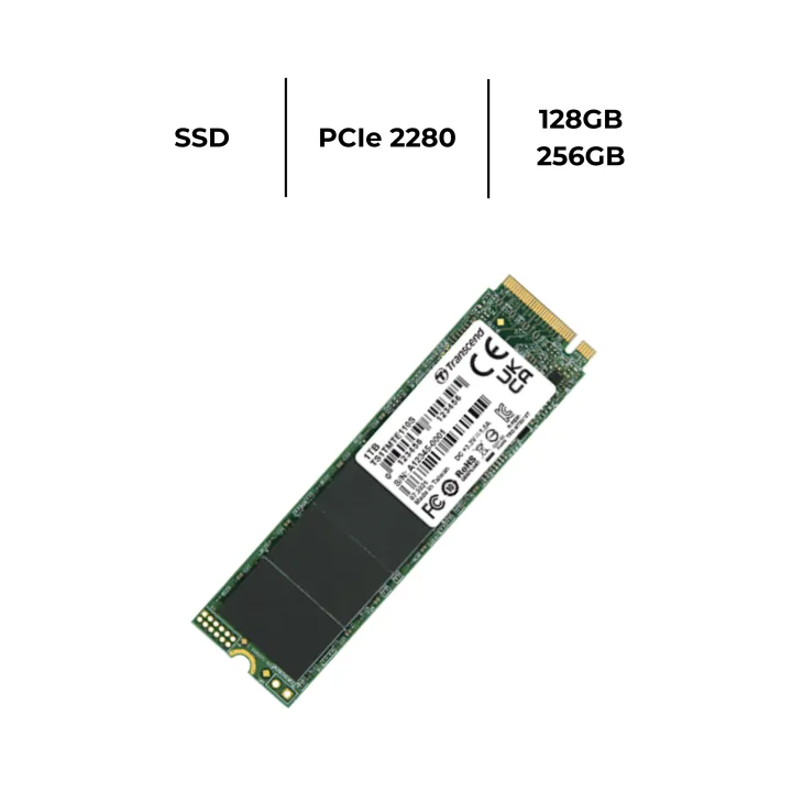 SSD Transcend NVMe PCIe Gen3x4 M.2 2280 SSD 110S (128GB / 256GB / 512GB / 1TB) Solid State ...