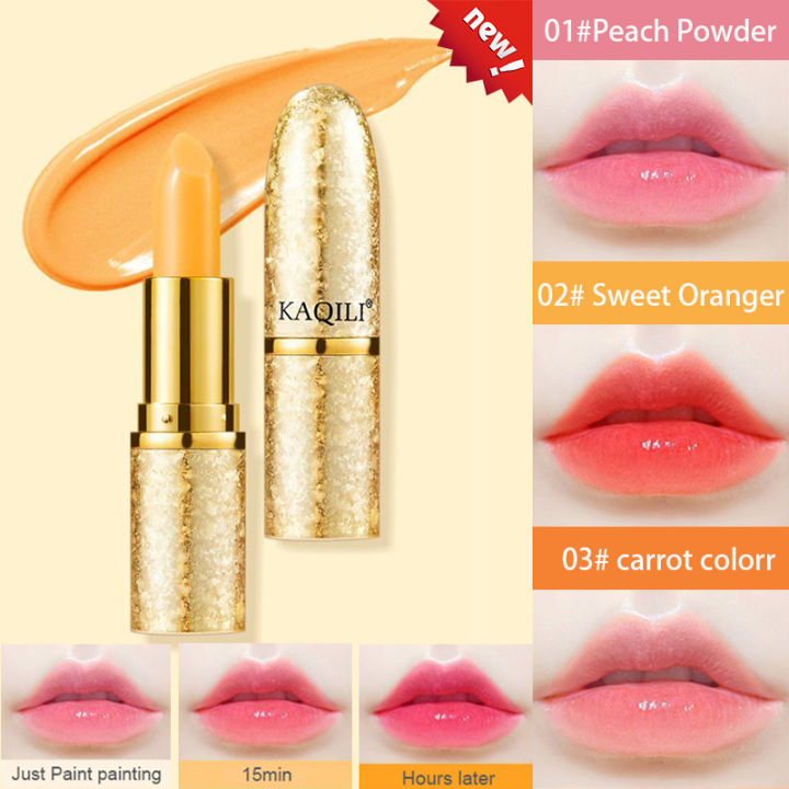 Original 3Pcs Magic Lipstick Carotene Temperature Color Changing Lip ...