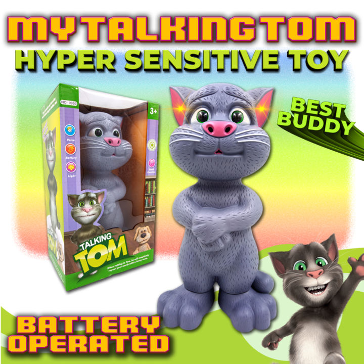 MINI Talking TOM Cat Voice Recording Light And Sound Function Toy for ...