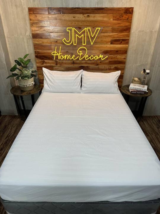 Plain Bed Sheet ONLY Full Garter SEMI CANADIAN Cotton bedsheet on sale ...