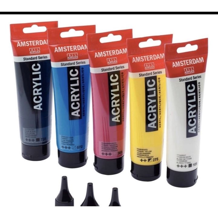 (KTS)สี AMSTERDAM Acrylic 120ml. เลือกสีได้ (2/4) | Lazada.co.th