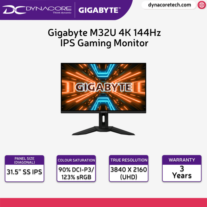 Gigabyte M32U 4K 144Hz - 31.5 Inch IPS Gaming Monitor with KVM | Lazada