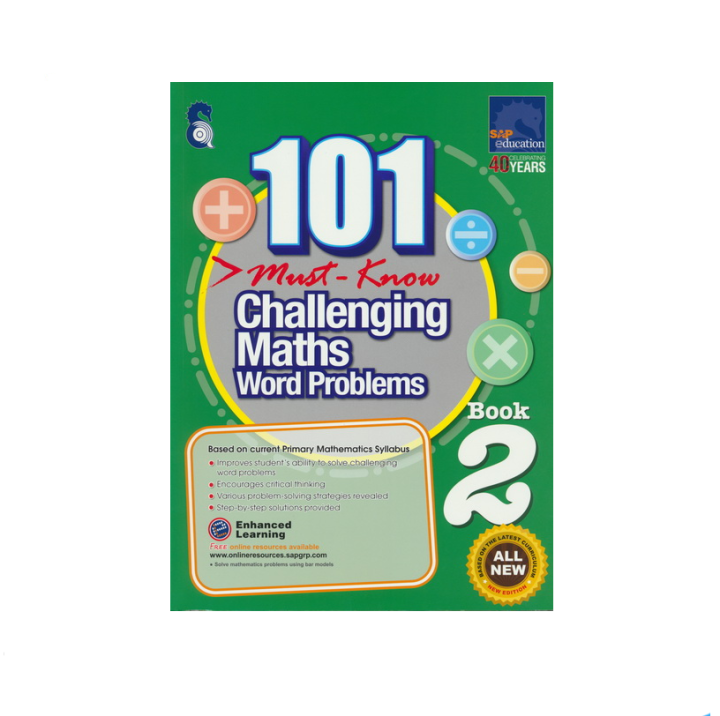 SAP 101 Challenging Maths Word Problems Book 2 Singapore Mathematics ...