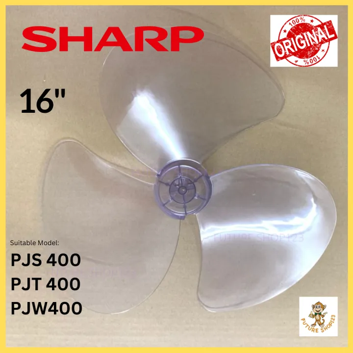 Original Sharp Stand Fan / Table Fan / Wall Fan (16" Fan Blade) PJS400 ...