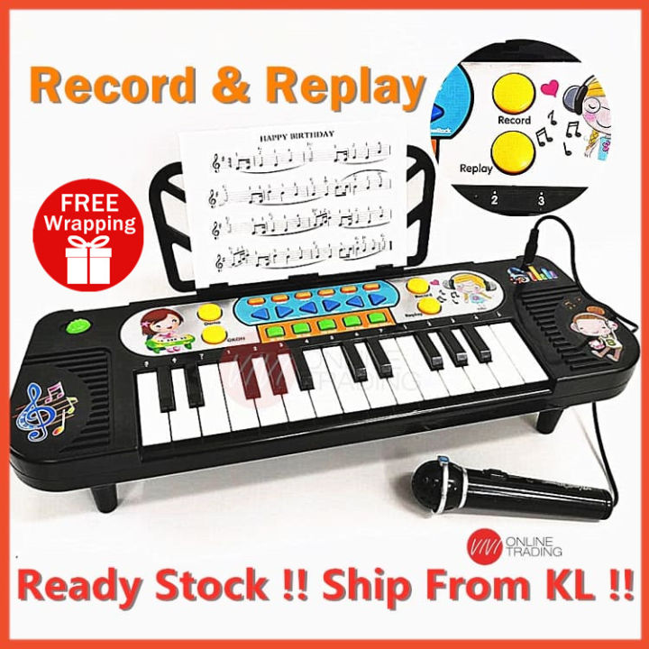 25 Keys Multifunctional Electronic Organ Piano Keyboard Children Toys ...