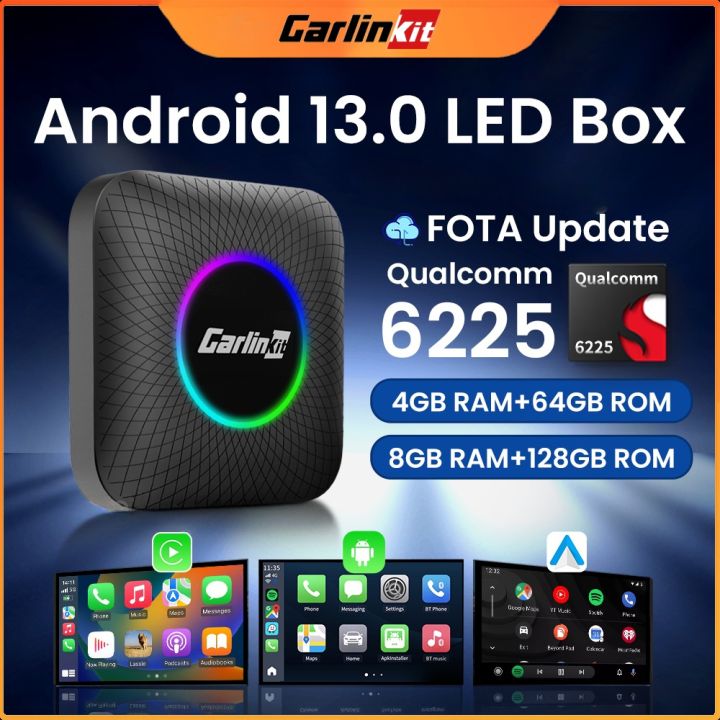 Carlinkit CarPlay TV AI Android 13 8 128GB wireless CarLink kit Android ...