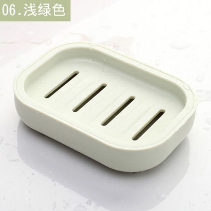 Double-layer Draining Soap Box with Lid Creative Toilet Nordic Color ...