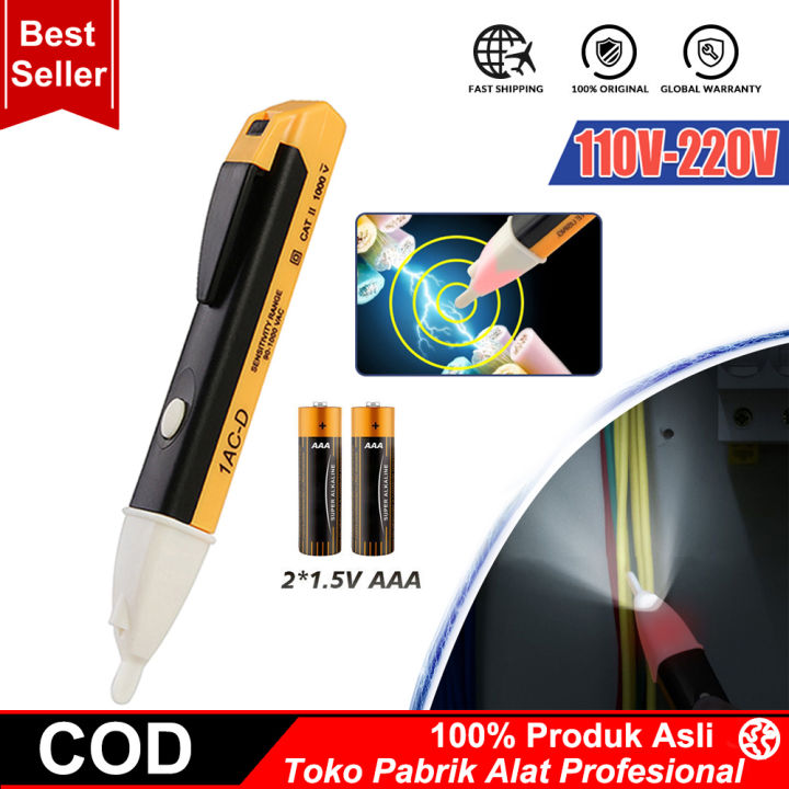 ART-024 Testpen Detektor Tespen PENGUKUR Arus Listrik Otomatis Bunyi ...