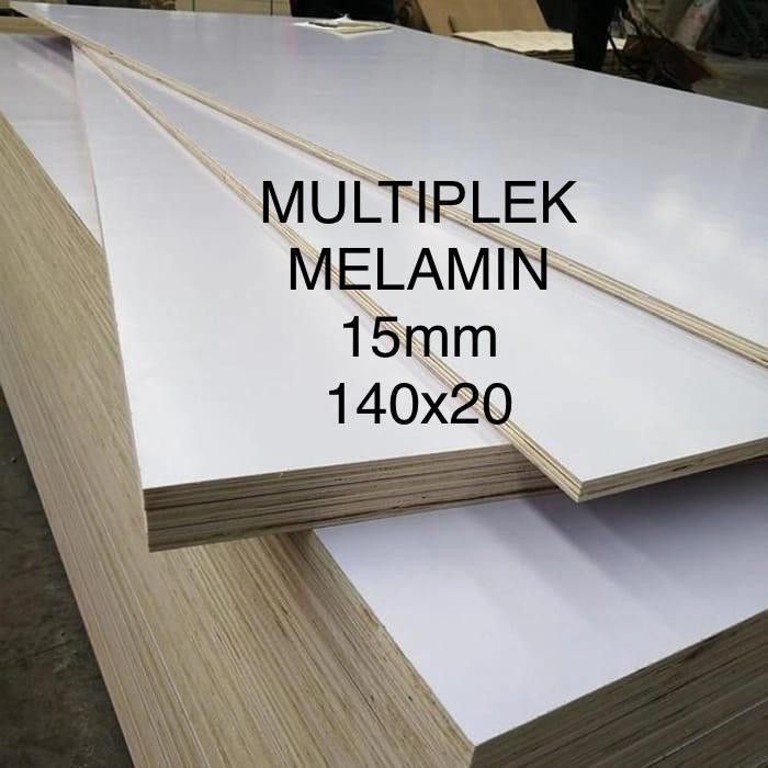 Triplek / Multiplek melamin putih 15mm (140x20)cm, melaminto plywood ...