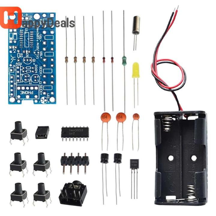 Wireless Stereo FM Radio Receiver Module PCB DIY Radio Receiver Kit ...