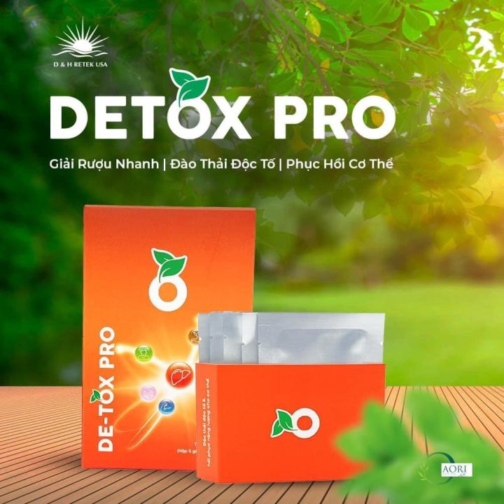 Detox Pro Đào Thải Độc Tố & Phục Hồi Năng Lượng Cơ Thể | Lazada.vn