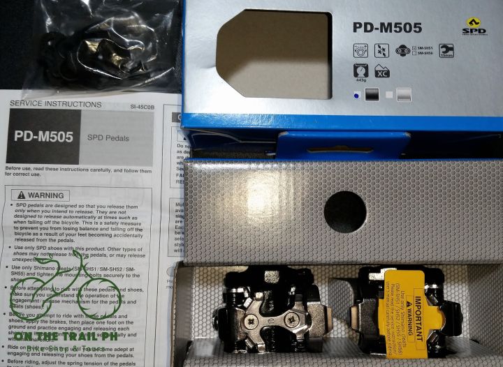 SHIMANO M505 MTB Bike Pedals with SH51 Single Release Cleats - Malaysia ...