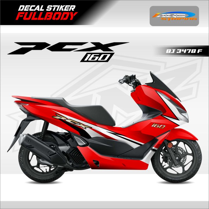 BJ 3478-STIKER VARIASI MOTOR FULL BODY PCX 160 TERBARU-STIKER GRATIS ...