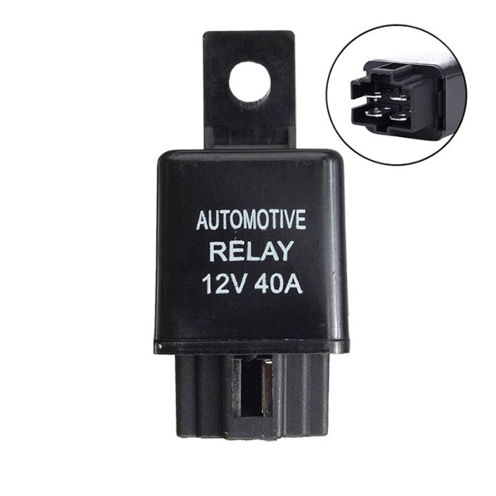 12V 4Pins SPST Car Aircon Relay Automotive HID Headlights Air Horns ...