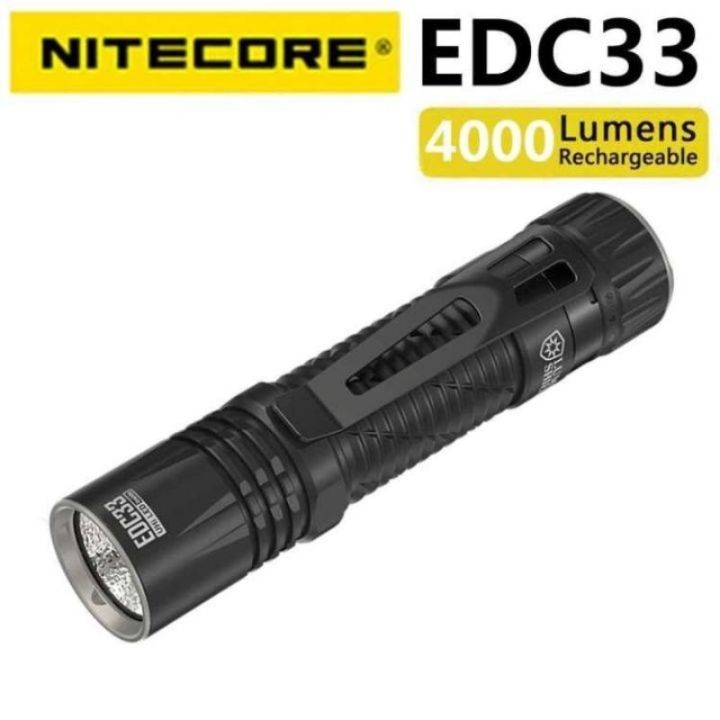Rechargeable & Flashlights[SDF FGFDAHGDFH 156] NITECORE EDC33 Tactical ...